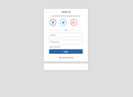 Bootstrap login examples